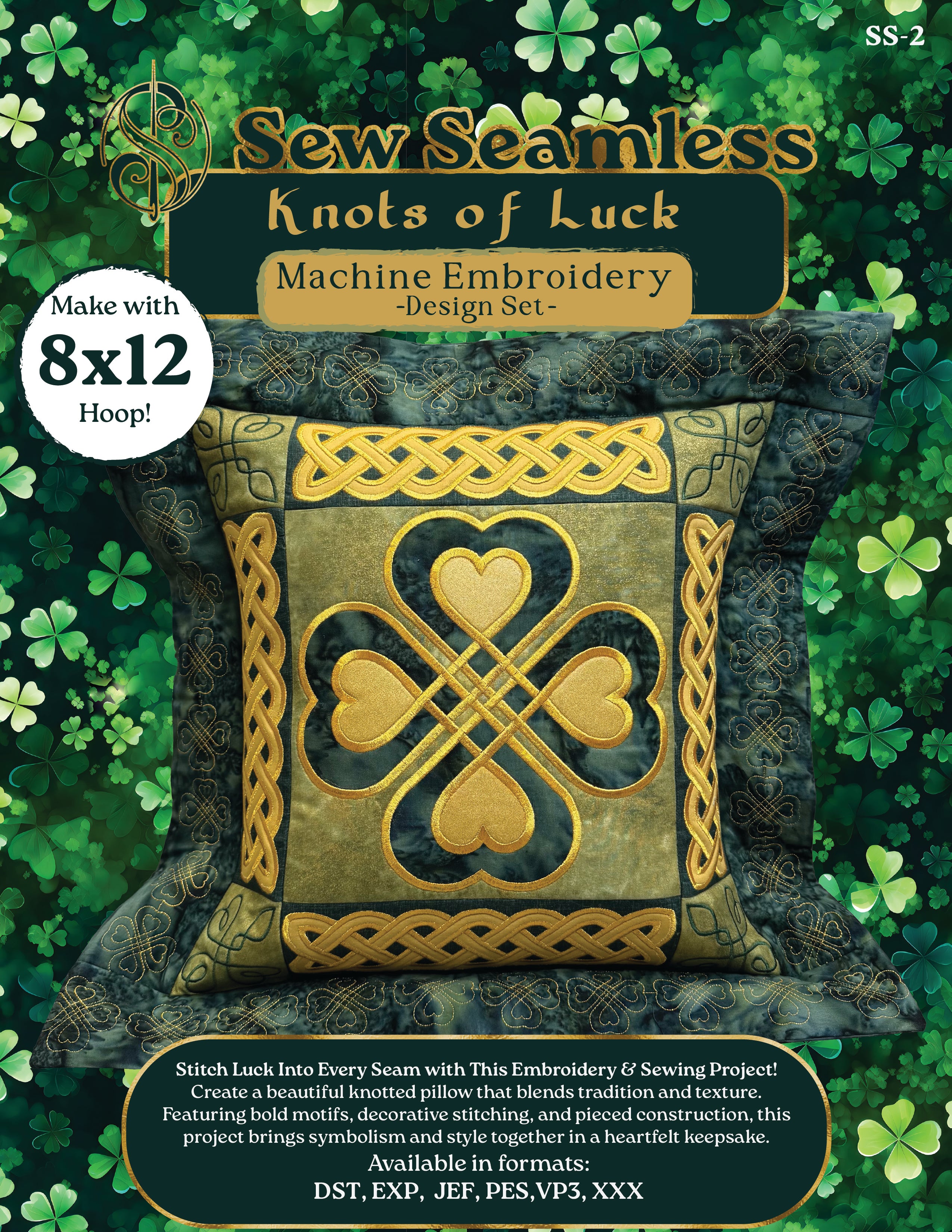 Knots of Luck - Embroidery Design Set (Digital Download) – Sew Seamless LLC
